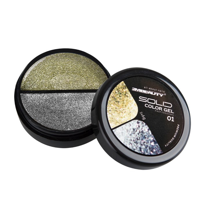 Solid Color Gel 2M Nr. 01 2M Beauty