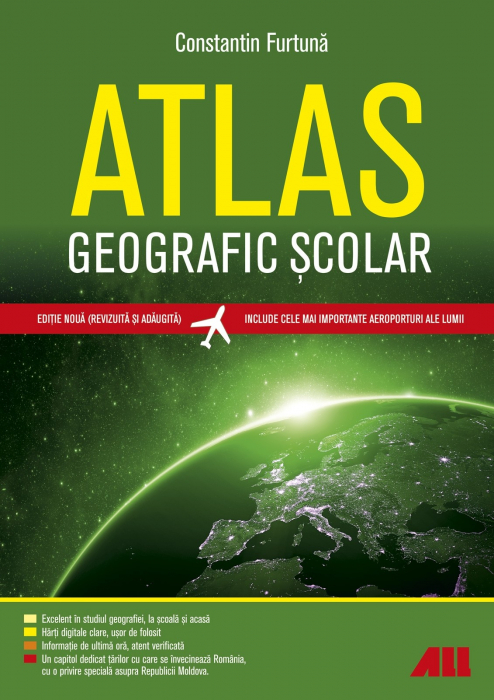 Atlas geografic scolar Ed.5 - Constantin Furtuna - Editie 2020