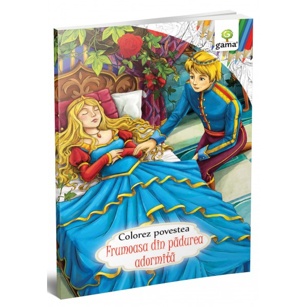 COLOREZ POVESTEA - Frumoasa din padurea adormita