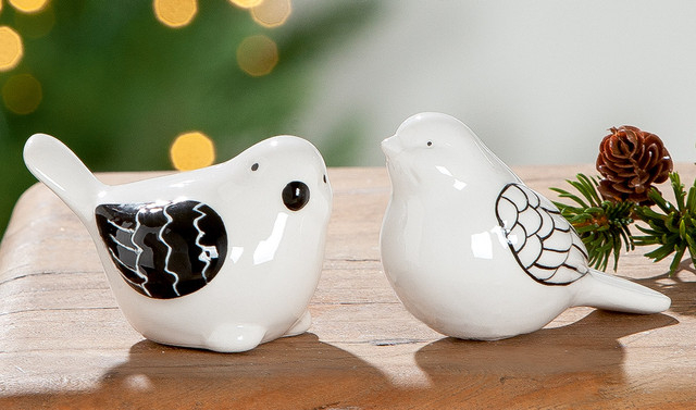 Pasare, MAXI, ceramica, 6X8.5X5 cm, set 2