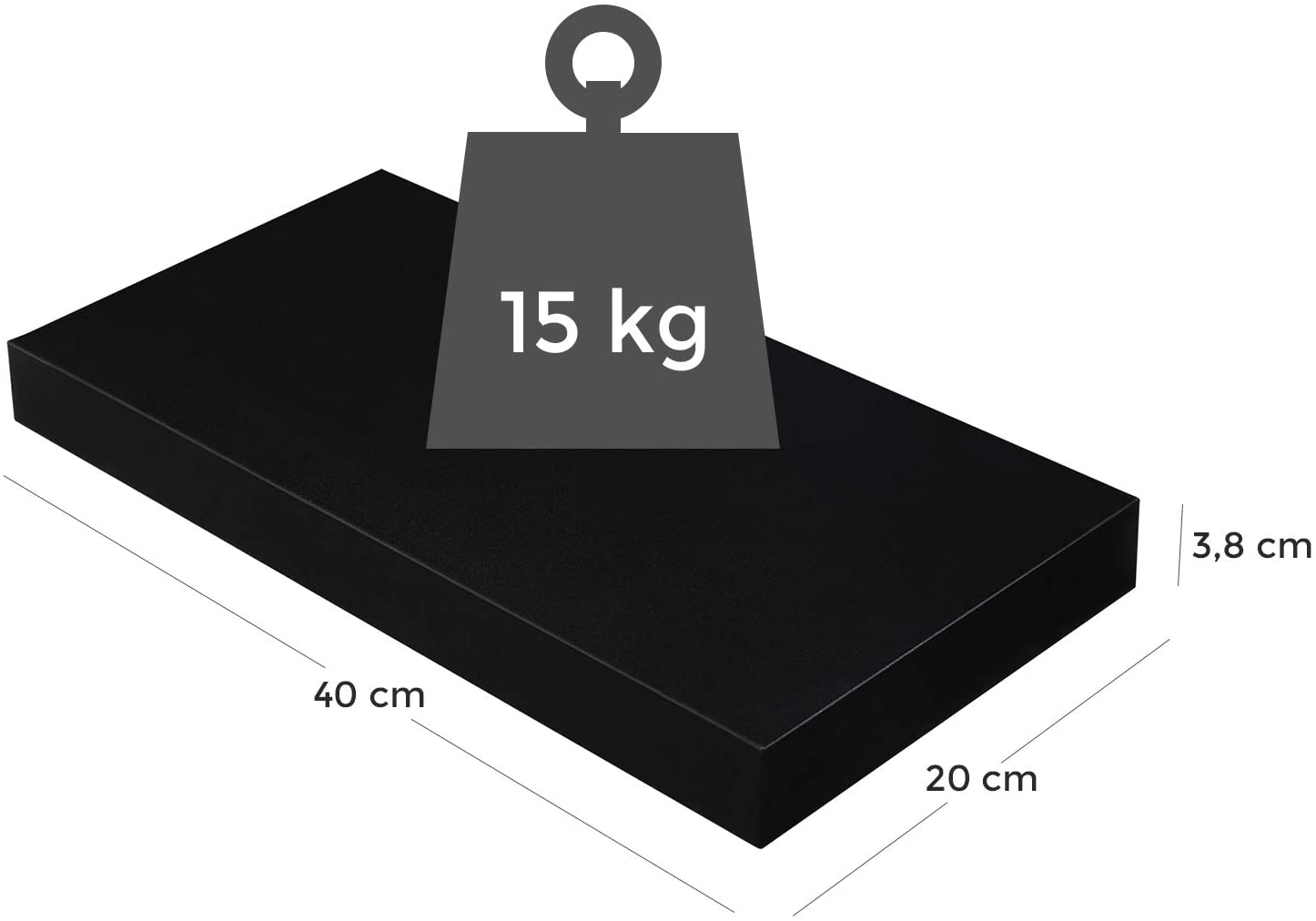 Raft MDF metal, SONGMICS, 40*20*3.8