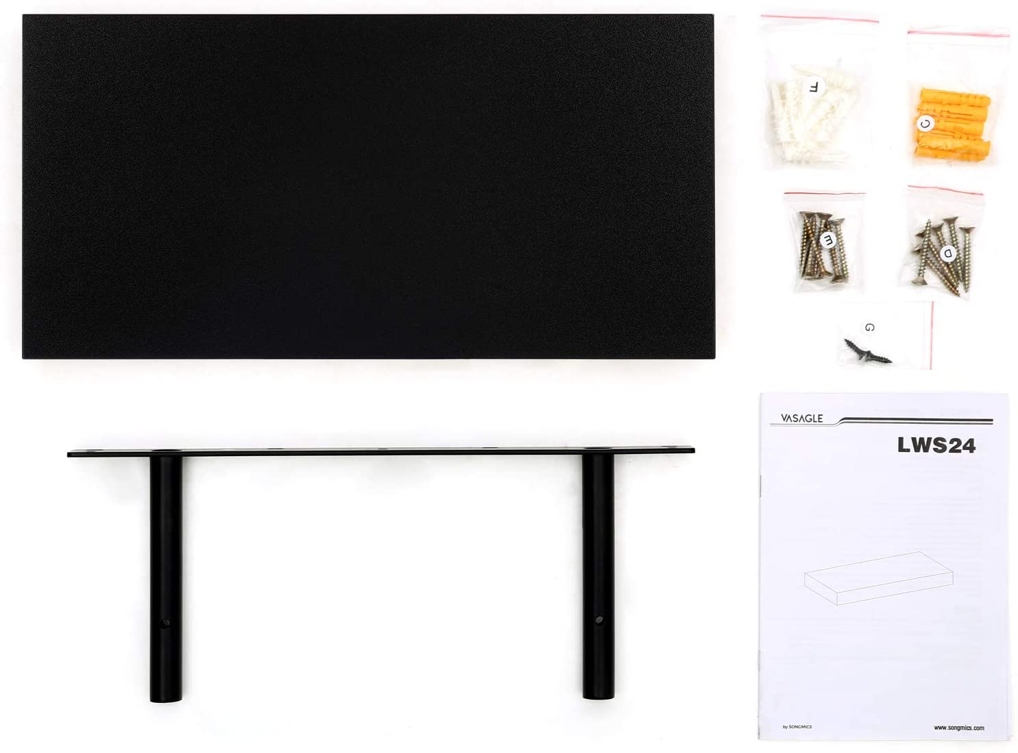 Raft MDF metal, SONGMICS, 40*20*3.8