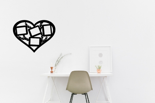 Sticker Rama Foto Inima