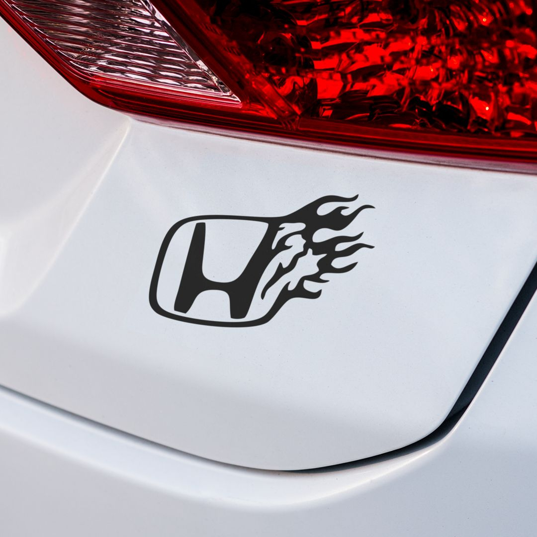 Sticker Auto - Honda Flame