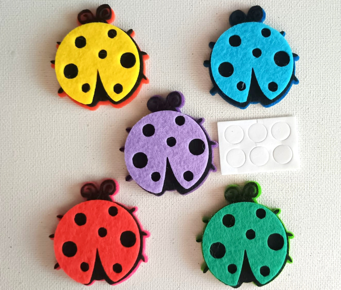 Trifoi dublu cu autoadeziv - set 4 buc.