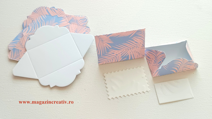 Set creativ mini-plicuri lila - 8 buc.