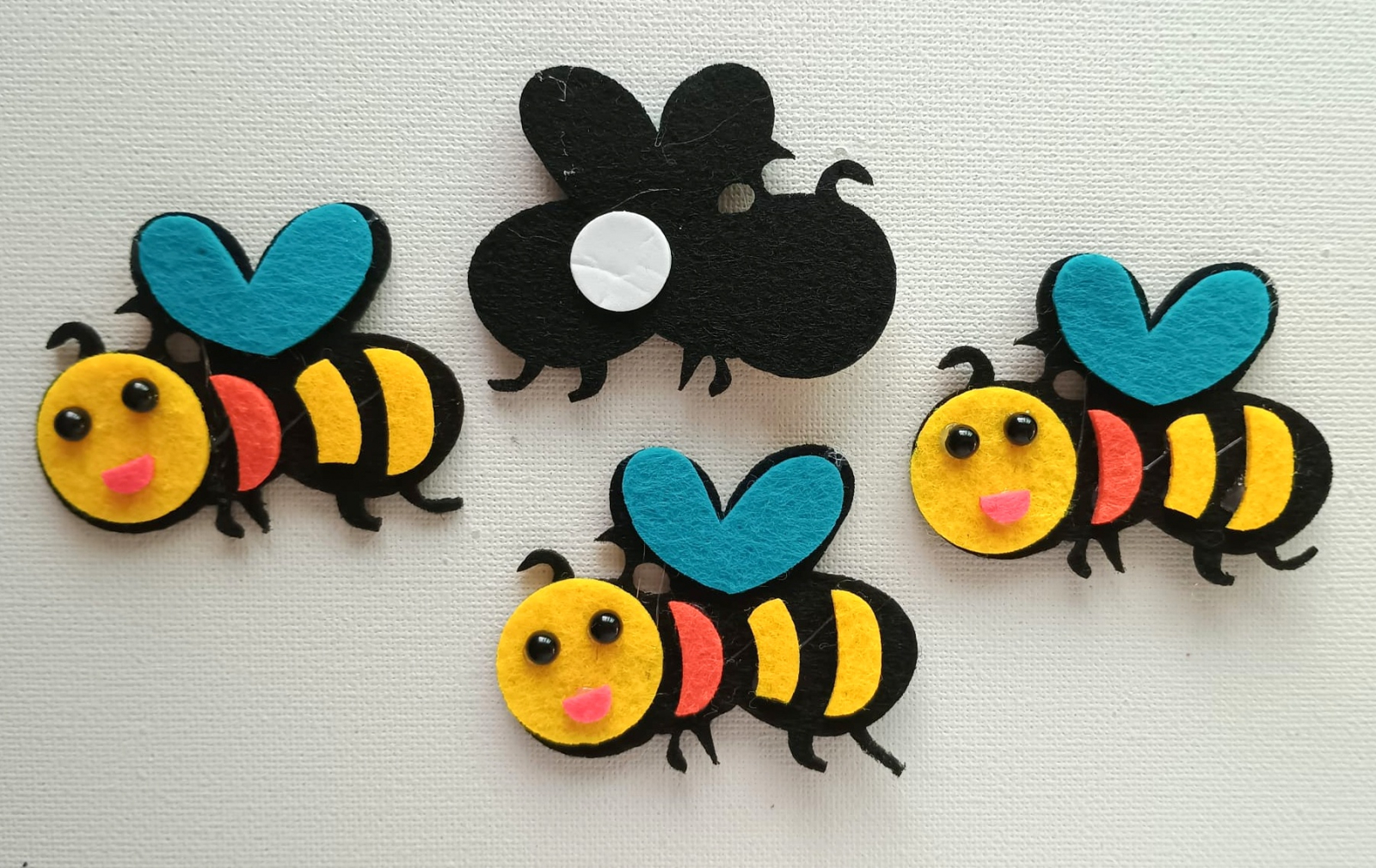 Albine fetru - 5 buc