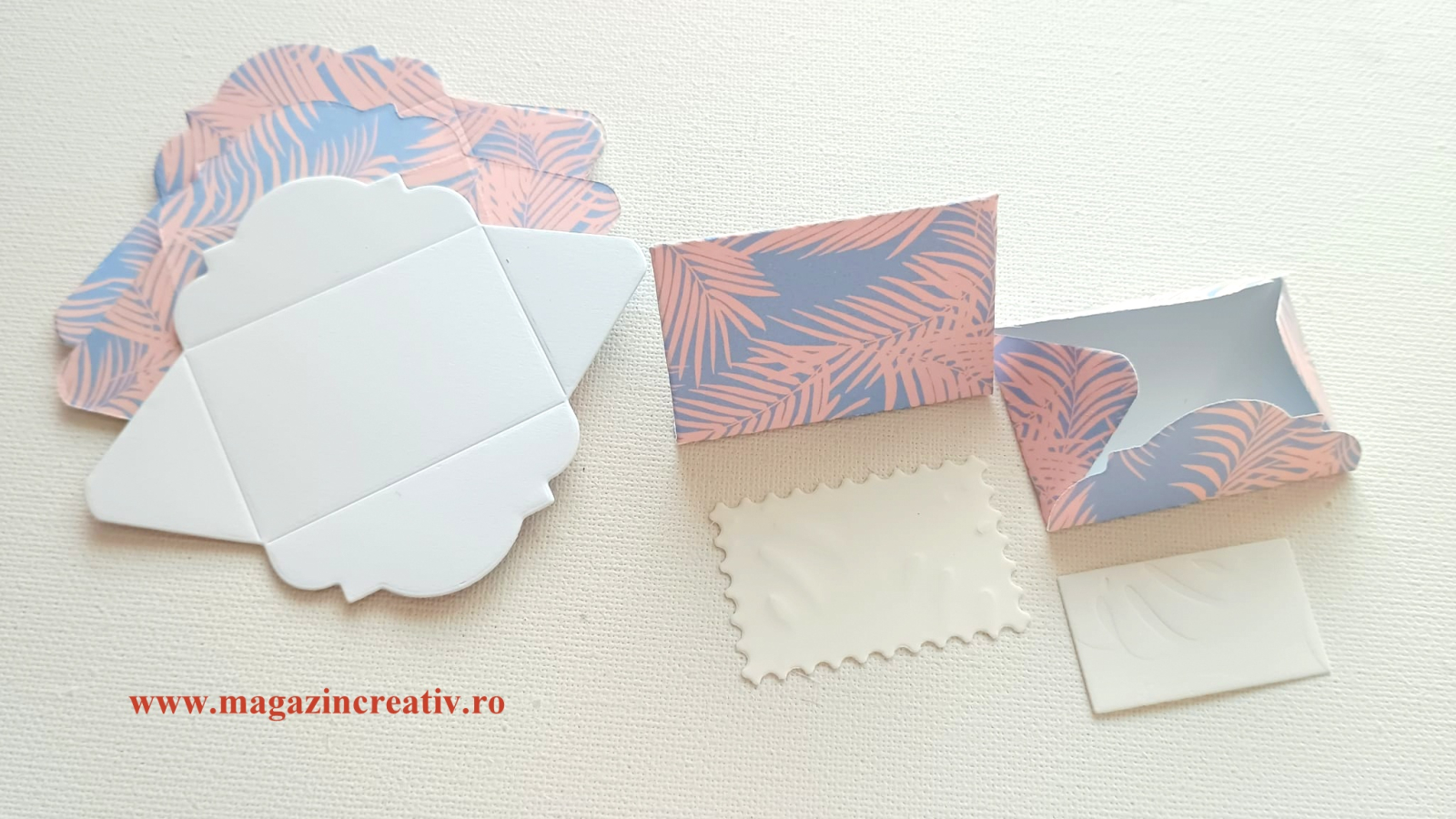 Set creativ mini-plicuri lila - 8 buc.