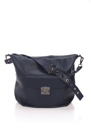 Geanta dama Massimo Castelli, din piele naturala, model 16020, Galben Lime