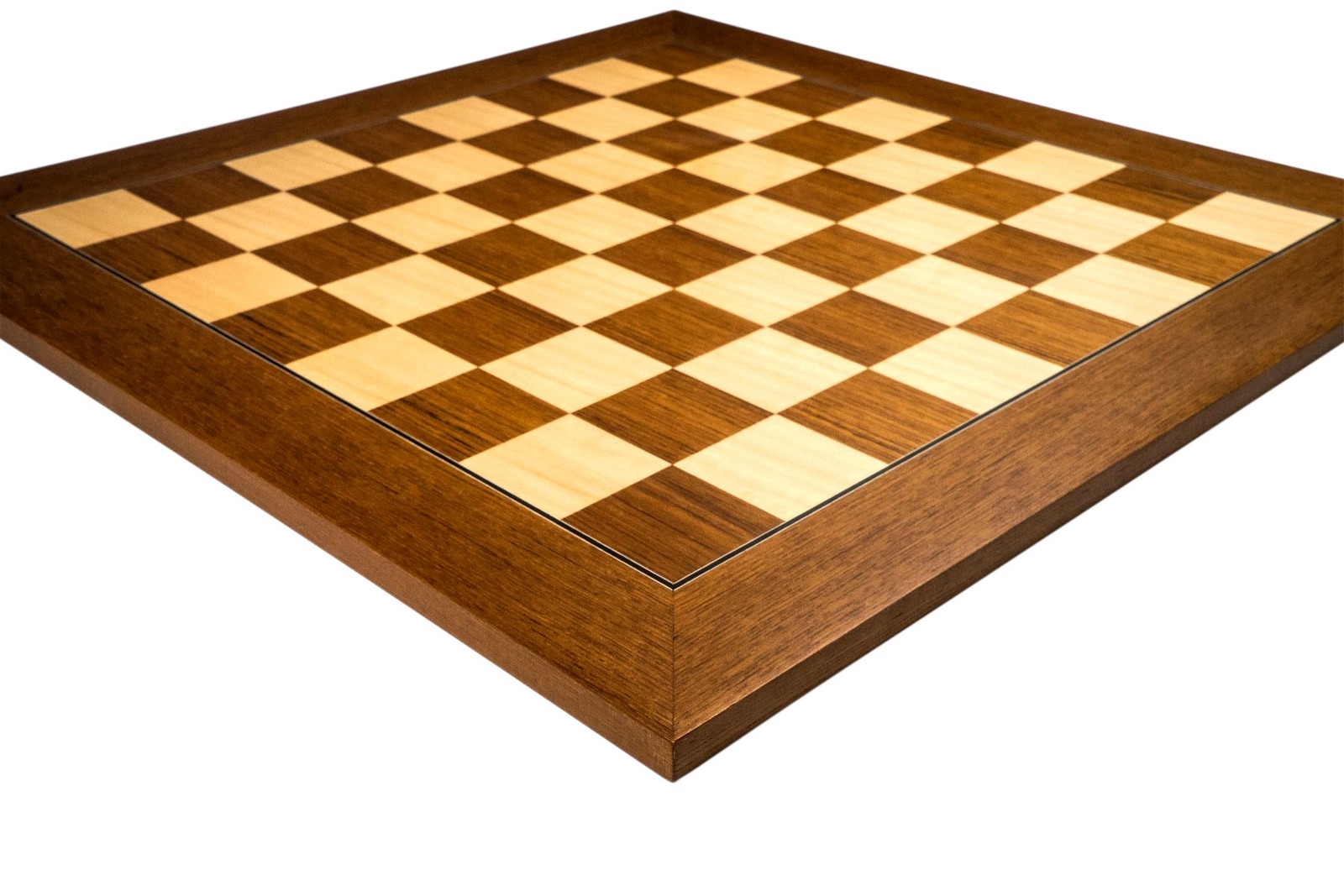 Tabla de sah no. 6, 55mm, Teak "Deluxe"