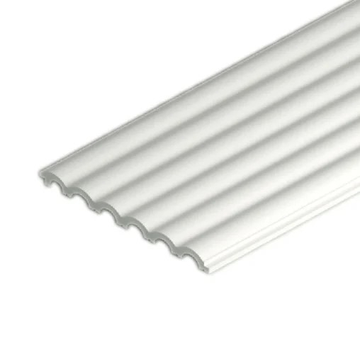 Panou riflaj decorativ 3D din polimer rigid, model Cloud - 12x1.2x250 cm