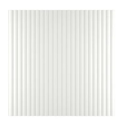 Panou riflaj decorativ 3D din polimer rigid, model Cloud - 12x1.2x250 cm