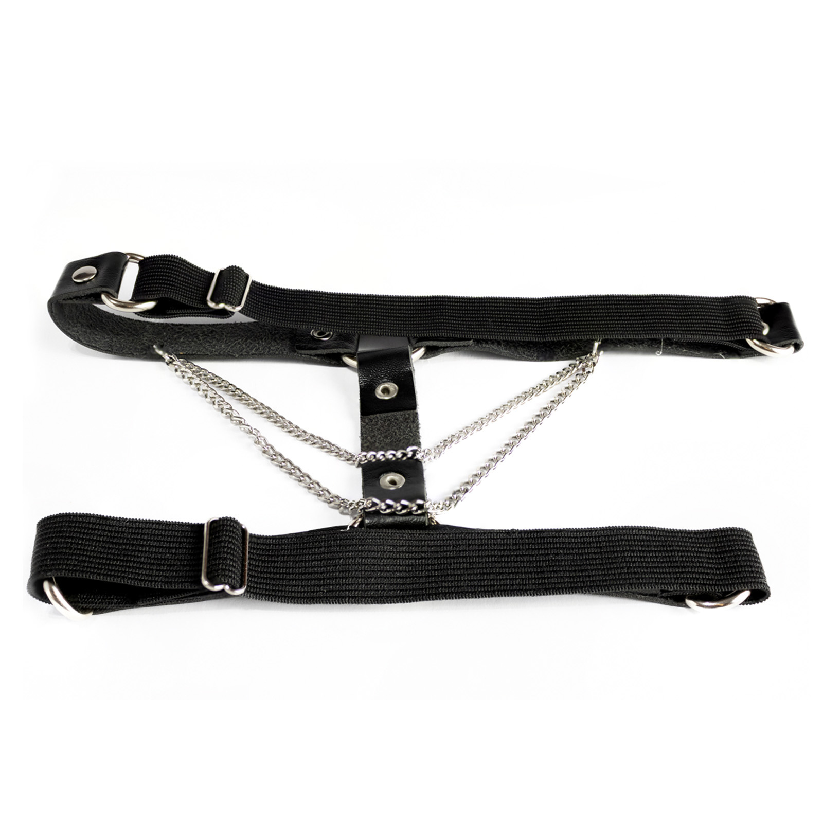 Ham dublu pentru picior din piele ecologica - Chain