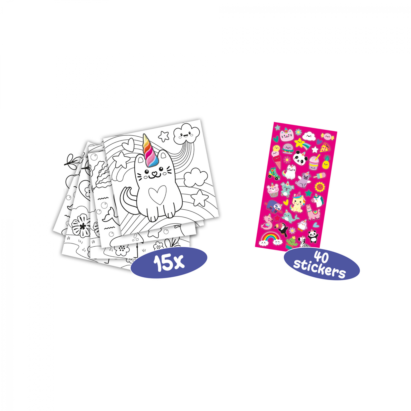 Carte de colorat Unicorn de la Ses Creative