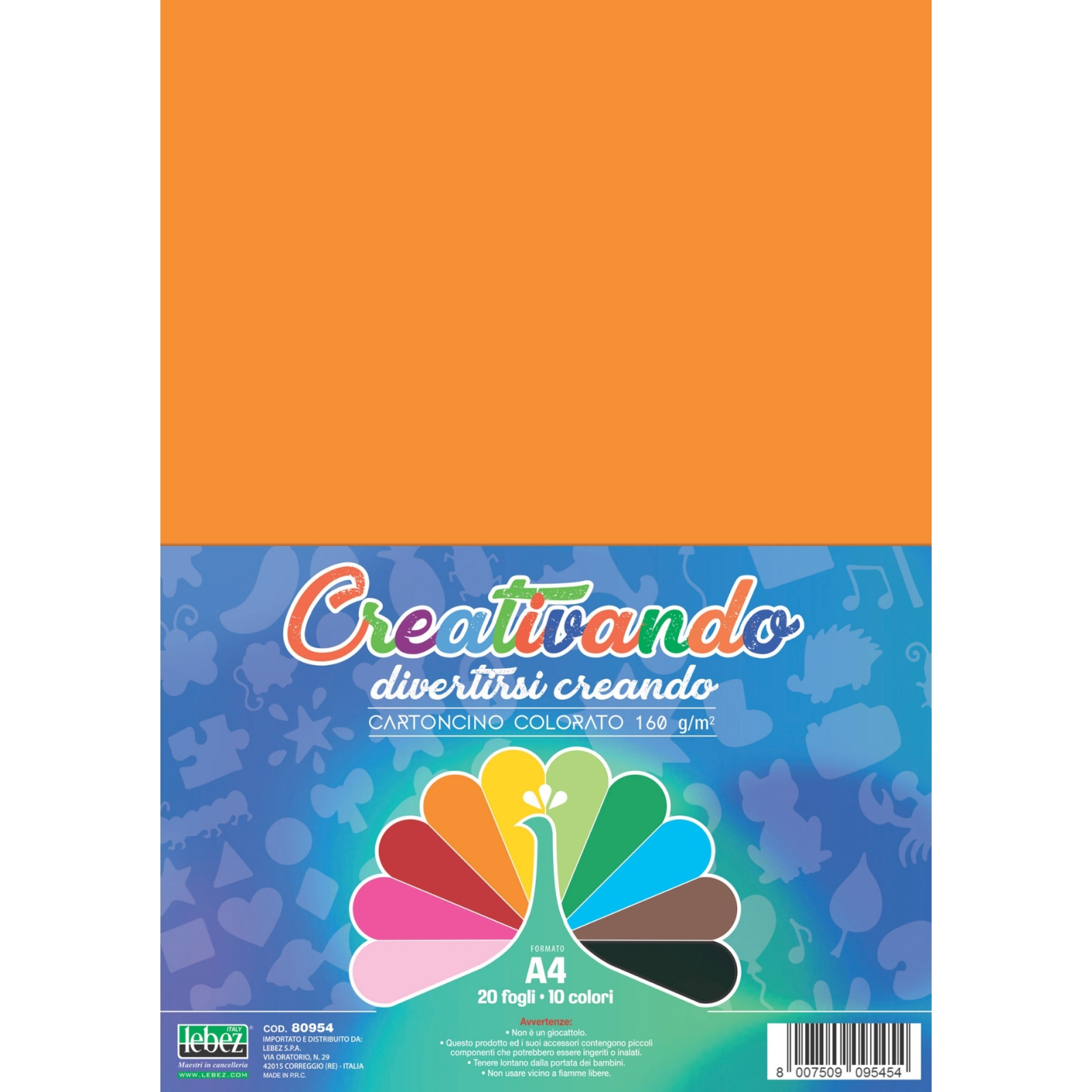 Carton colorat asortat 20 culori, A4, 21 x 29.7 cm, 160 g/m2, copii ...