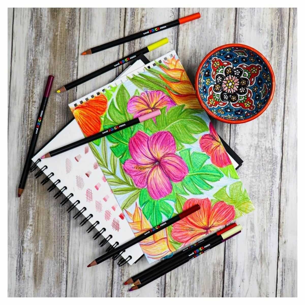 Creioane Posca, Colorate, Ceara si Ulei, KPE-200 - Micostore.ro