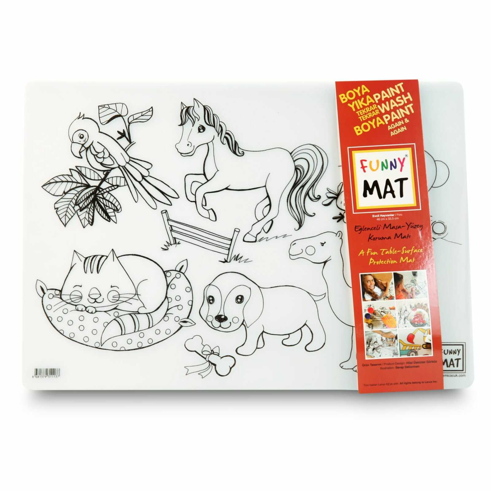 Desene de Colorat, Fise de Colorat si Planse - Animale Domestice