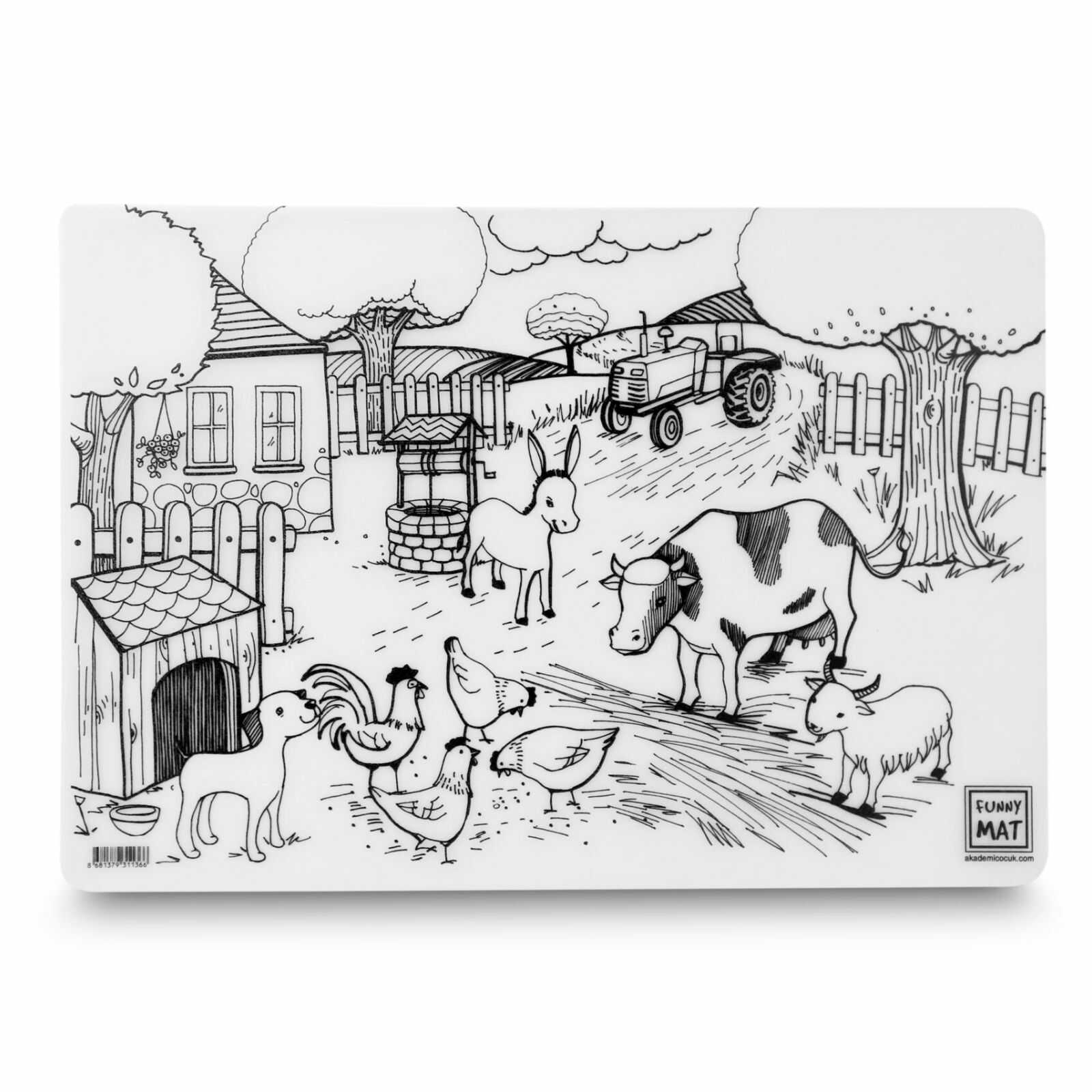 Desene de Colorat, Fise de Colorat si Planse - Animale Ferma