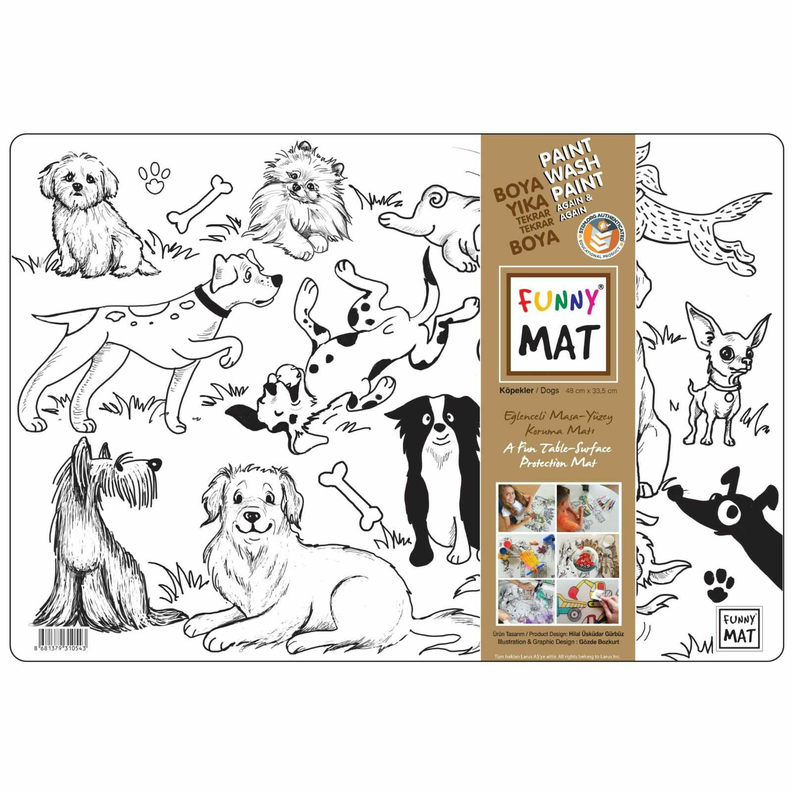 Desene de Colorat, Fise de Colorat si Planse - Caini | Micostore