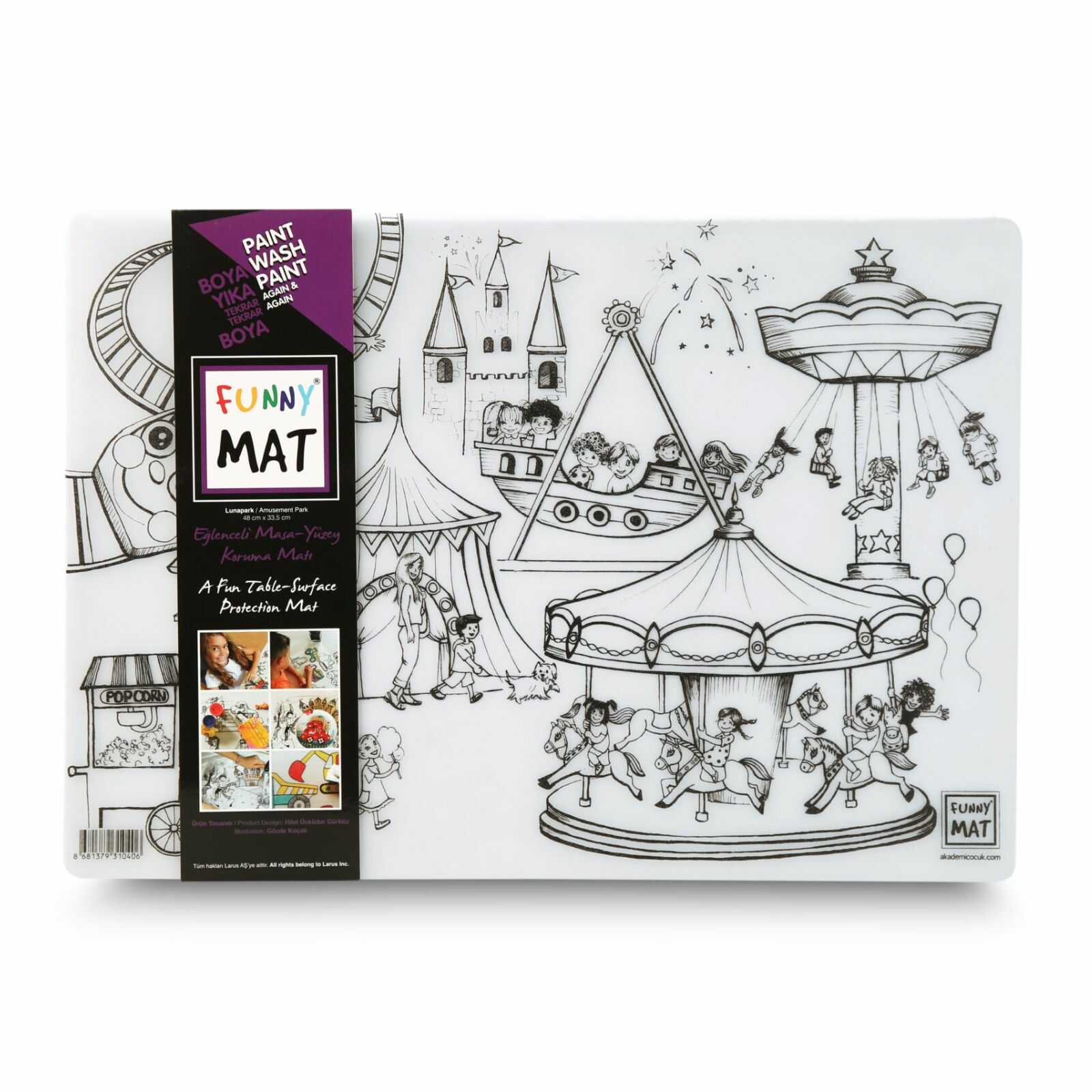 Desene de Colorat, Fise de Colorat si Planse - Parc de Distractii