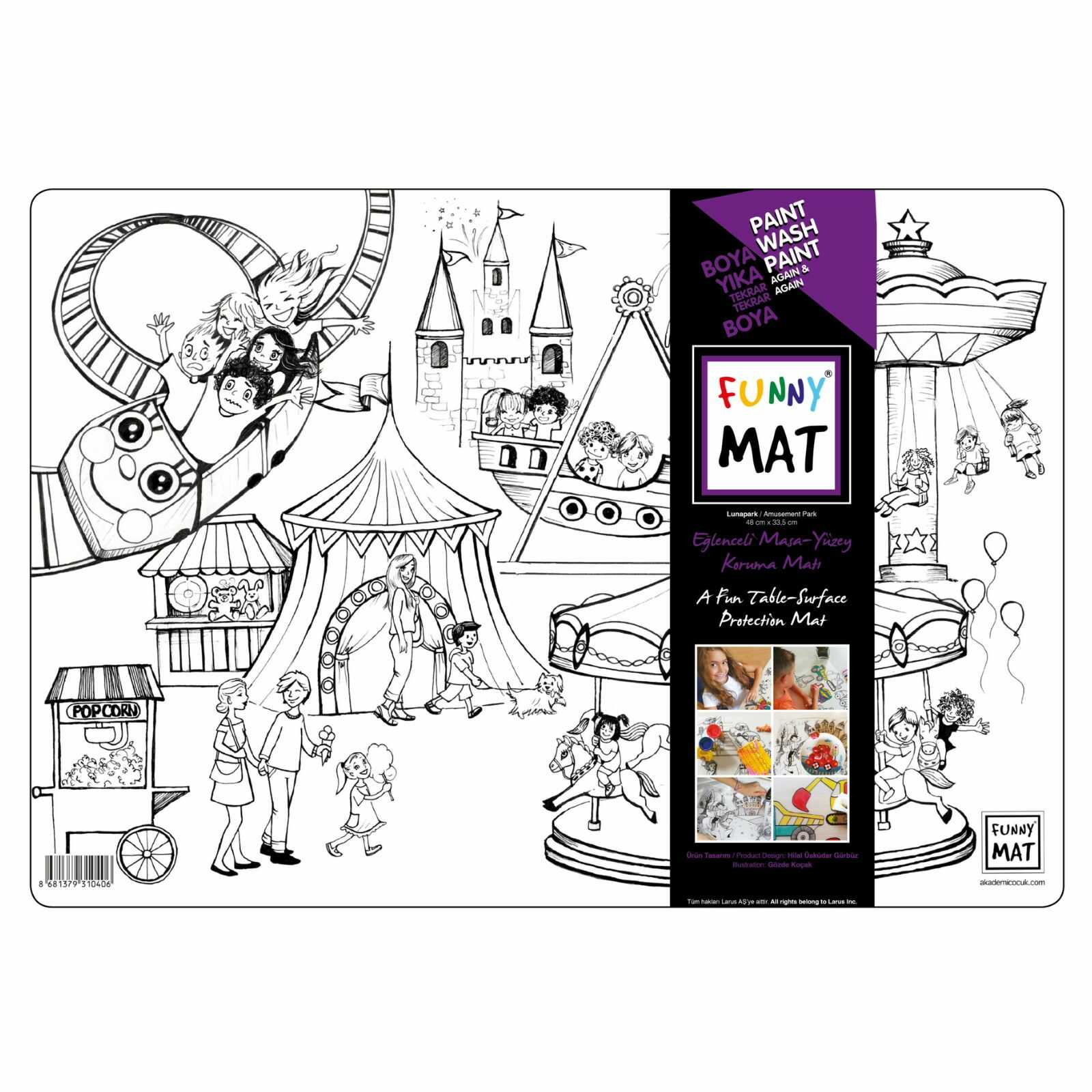 Desene de Colorat, Fise de Colorat si Planse - Parc de Distractii