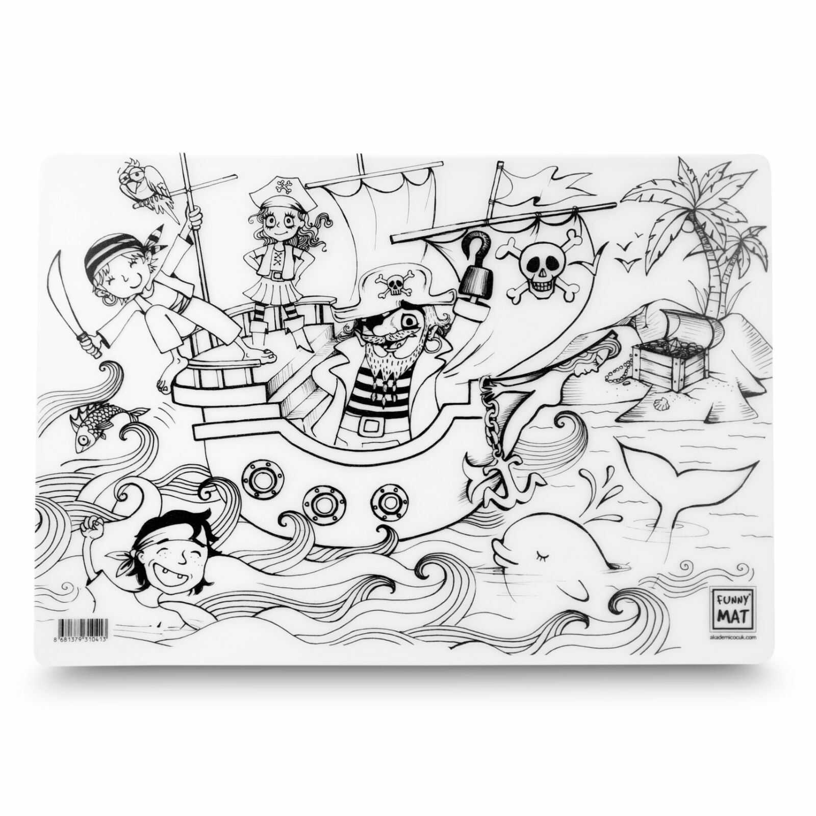 Desene de Colorat, Fise de Colorat si Planse - Pirati