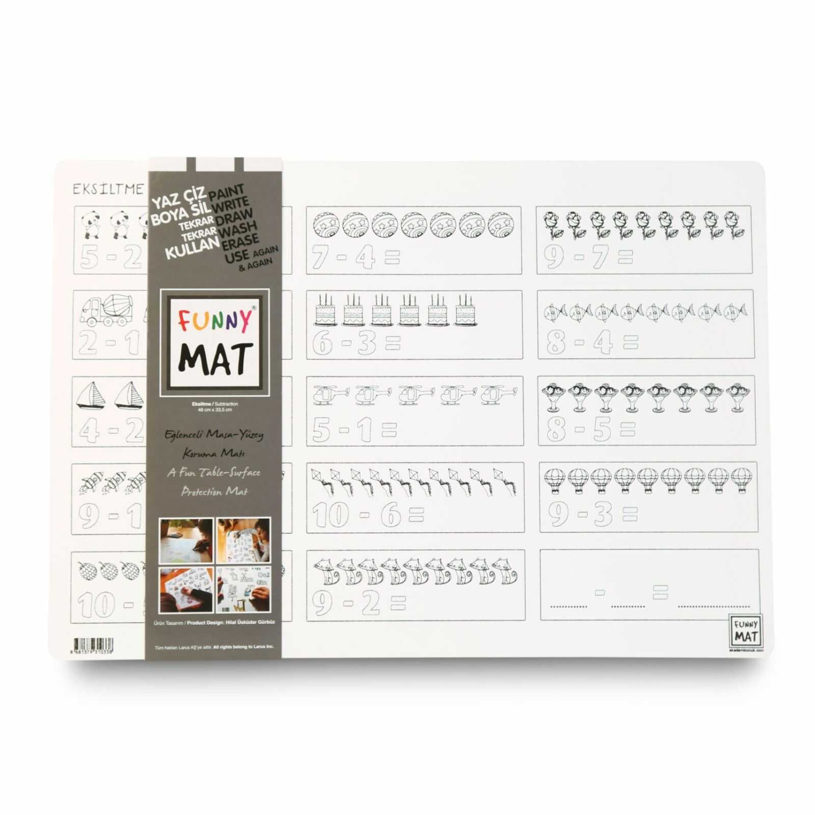 Desene de Colorat, Fise de Colorat si Planse - Scaderea Matematica