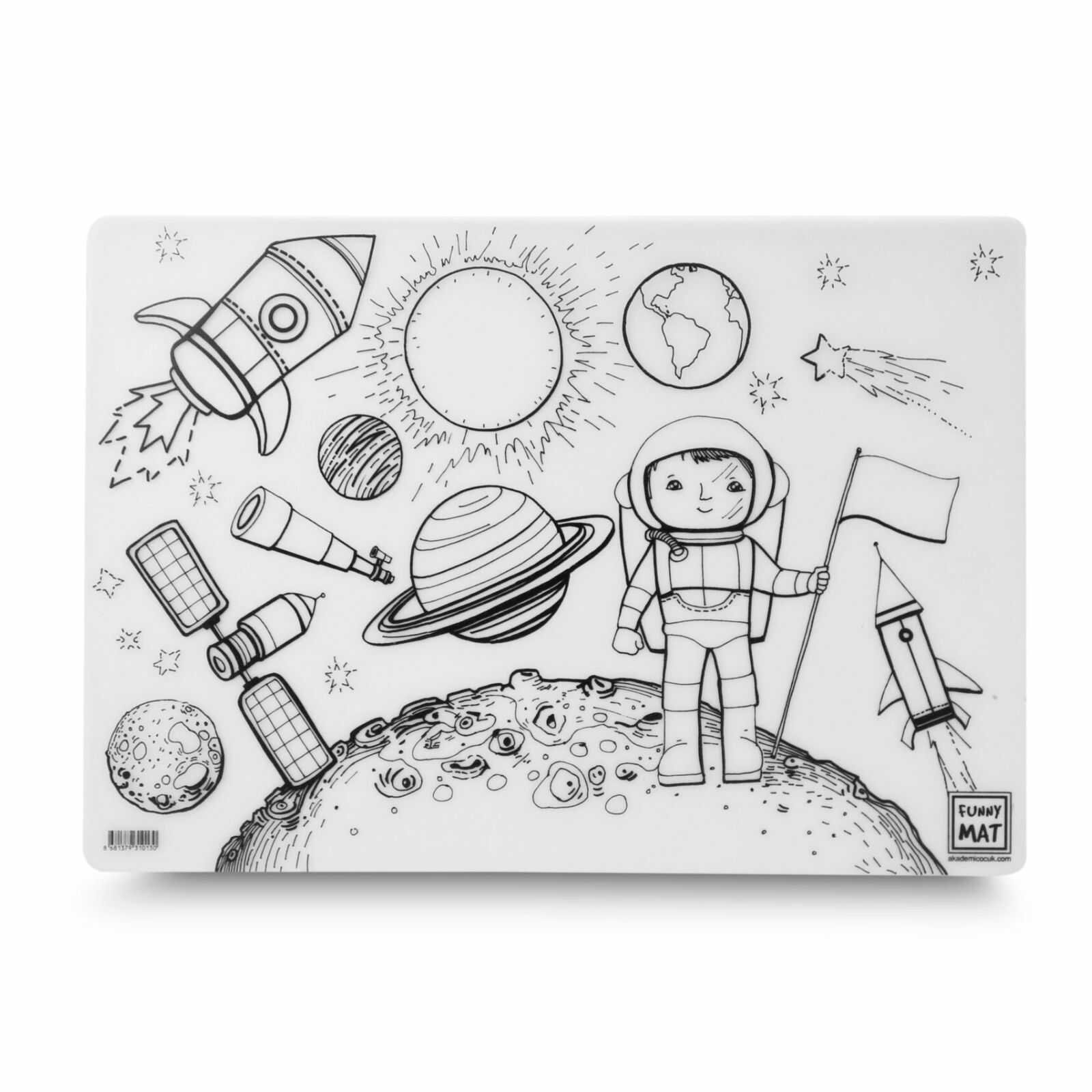 Desene de Colorat, Fise de Colorat si Planse - Spatiul Cosmic, Planete