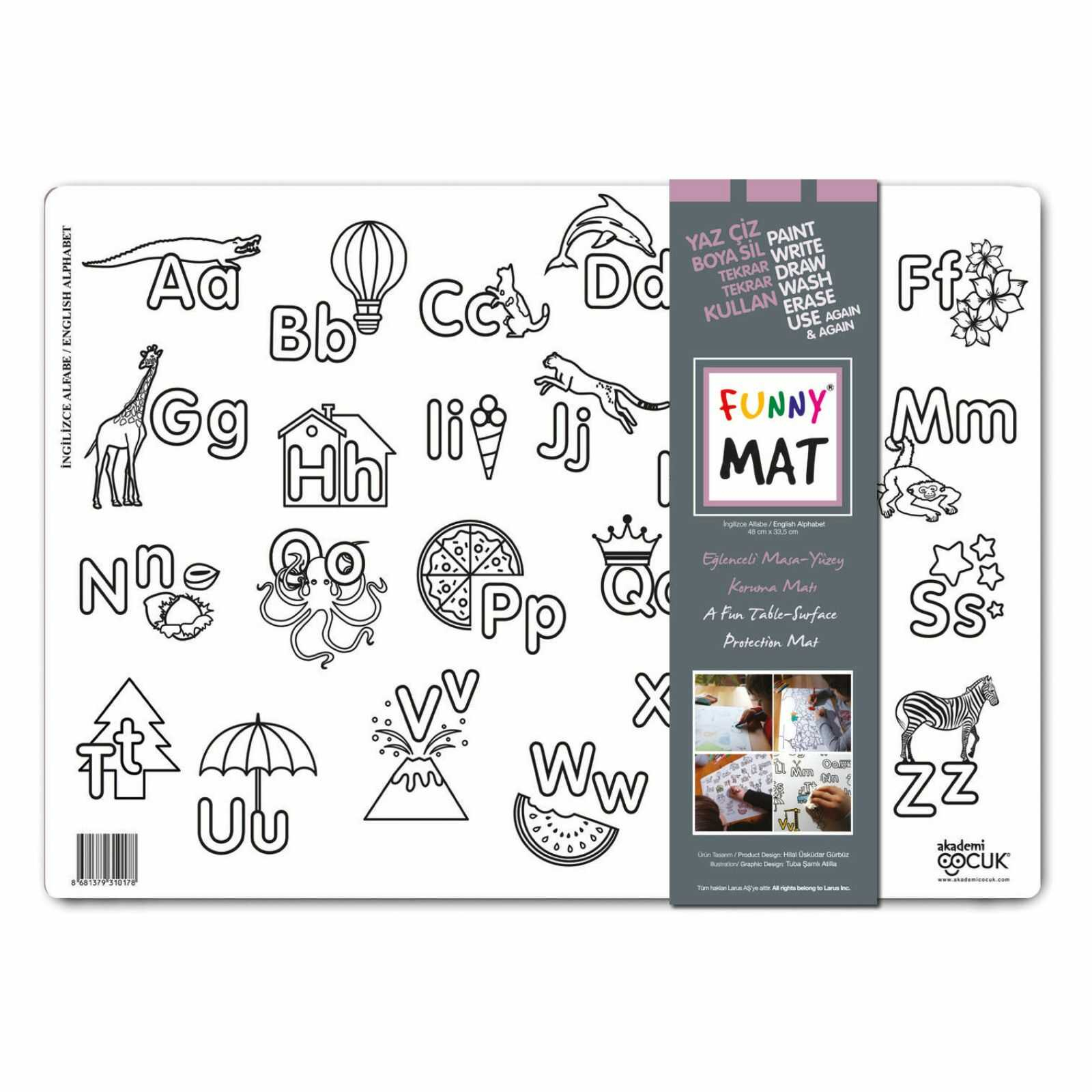 Desene de Colorat, Fise de Colorat si Planse - Litere, Alfabet