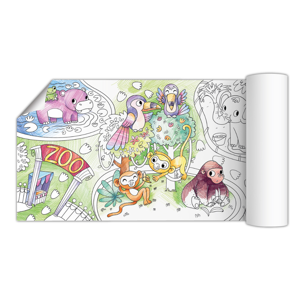 Poster de colorat - La Zoo de la Dodo