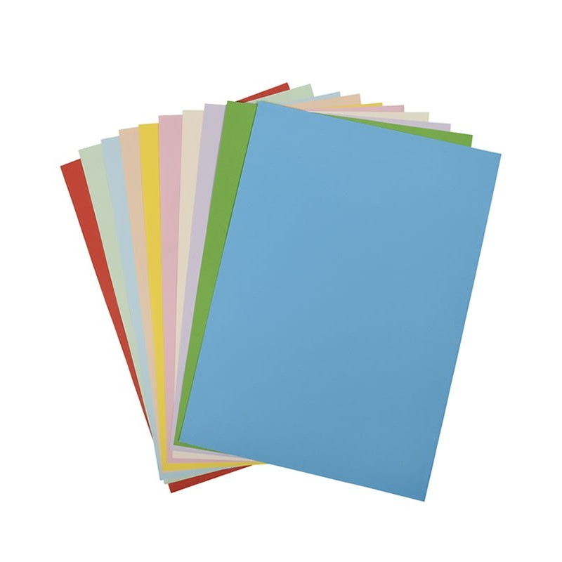 Set 10 coli hartie colorata, A4, Colorarte, 80g/mp, mix diverse culori