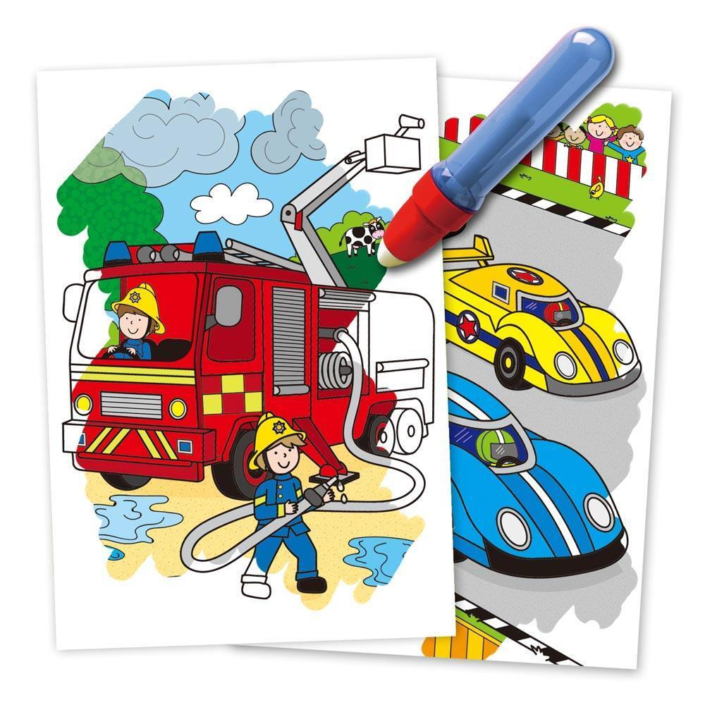 Water Magic: Carte de colorat Vehicule de la Galt