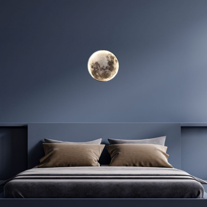 Lampa LED de perete Luna Captivanta. Incredible design