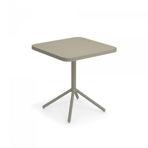 Masa rabatabila metalica de exterior/terasa patrata 70×70cm Grace – Emu