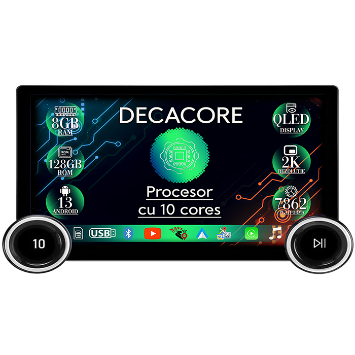 Navigatie dedicata Golf 6 2008-2014 Diamond, 8GB RAM 128GB ROM ...