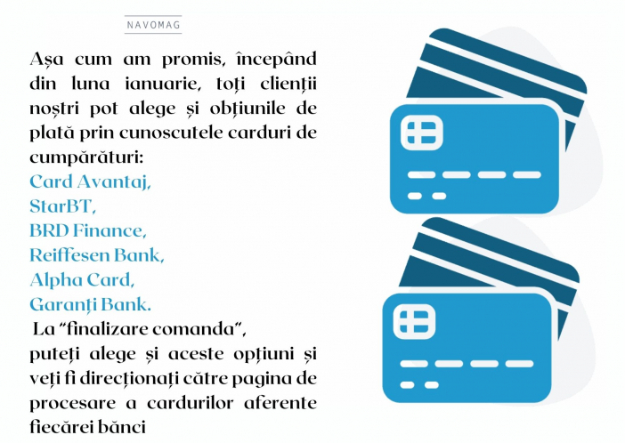 Rate prin carduri de cumparaturi