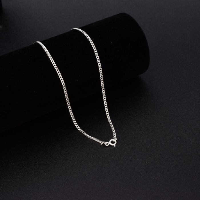 Lantisor argint cu zale plate 50-55-60 cm x 2,6 mm x 5 g