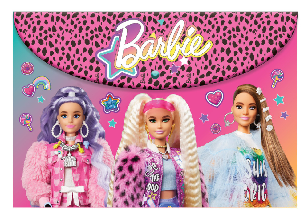 Mapa plastic Barbie A4 33x24 cm