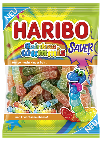 HARIBO RAINBOW WUMMIS SAUER 160G