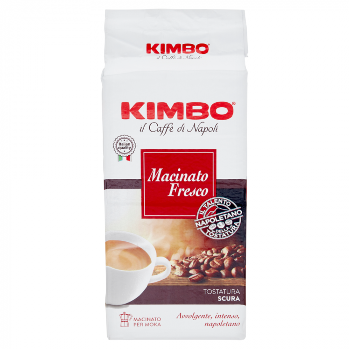 Cafea italiana Kimbo Macinato Fresco, Gust proaspat de cafea 250 g ...