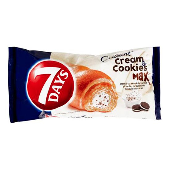 7DAYS CORN CU AROMA DE VANILIE CU BUCATI DE BISCUITI 80G
