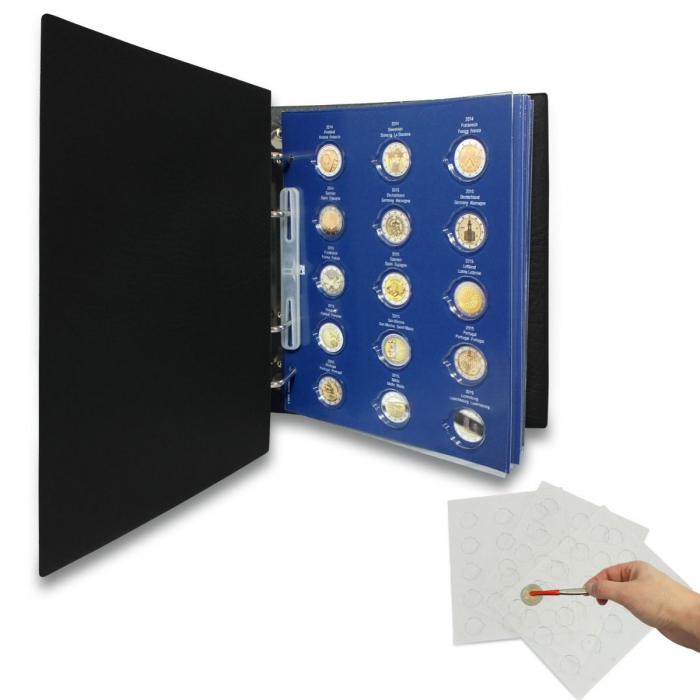 Album pentru monede, TOPset, de 2 euro comemorative emise in 2021-2022