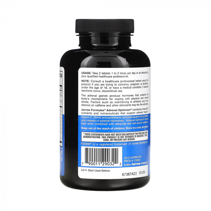 Adrenal Optimizer (Suprarenale), Jarrow Formulas