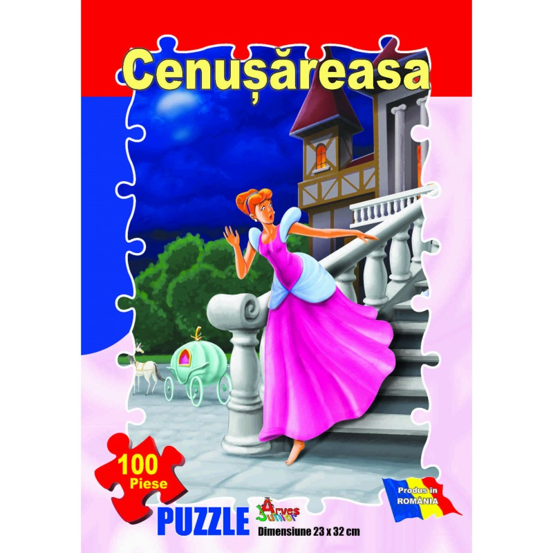 Puzzle+Carte de colorat Cenusareasa