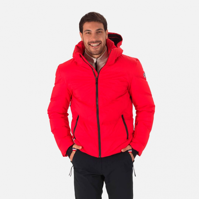 Geaca schi barbati Rossignol SIGNATURE Merino down - Sports red