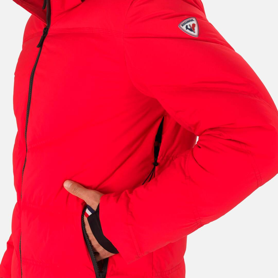 Geaca schi barbati Rossignol SIGNATURE Merino down - Sports red
