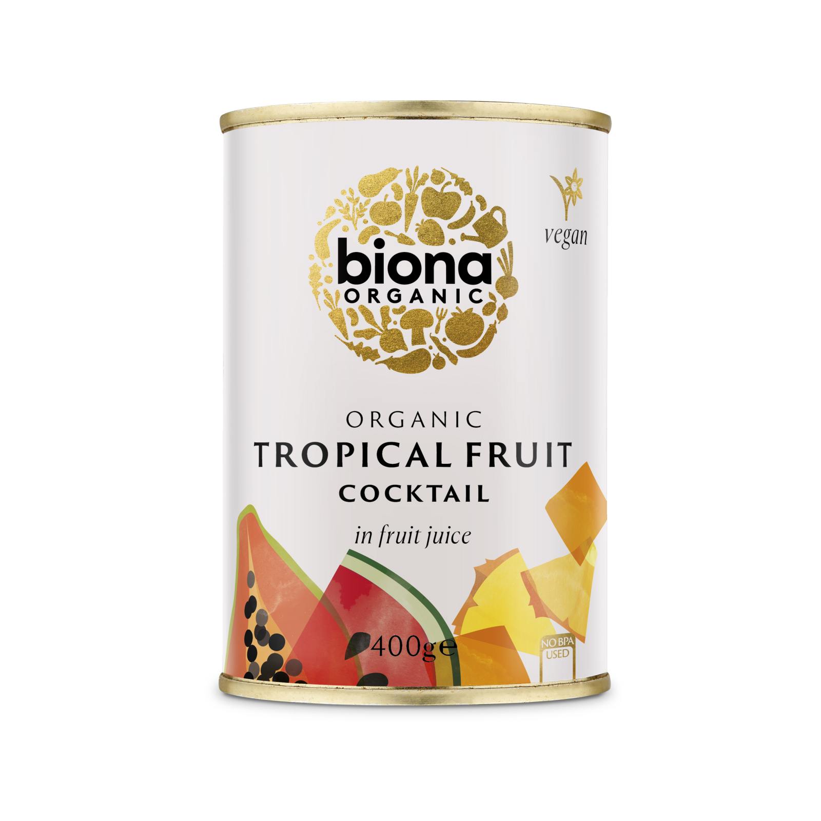 Cocktail de fructe tropicale bio 400g Biona