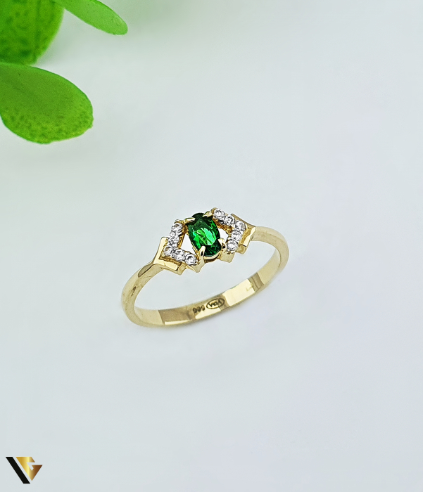Inel Aur 14k, Zirconiu