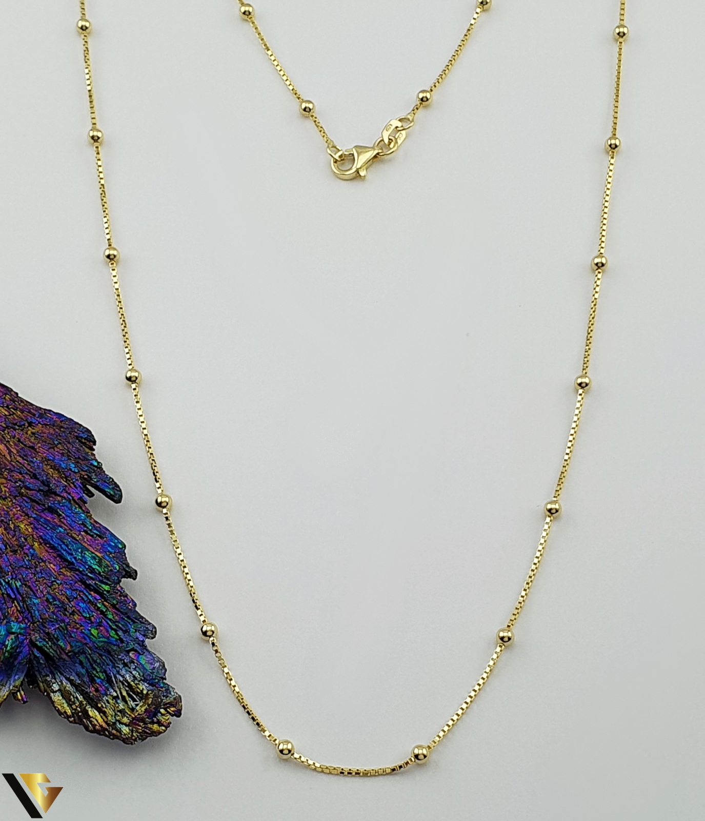 Lant aur 14k Greutate: 3.99 g Lungime: 50 cm Latime: 1.2 mm Marcaj ...