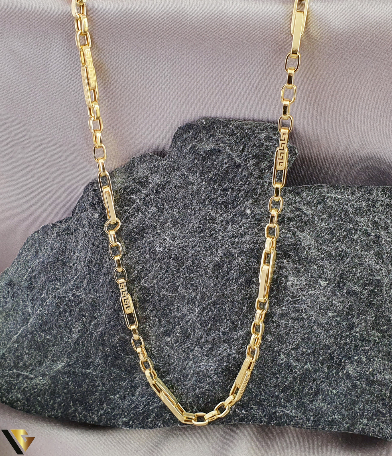 Lant aur 14k Greutate: 10.24 g Lungime: 60 cm Latime: 4 mm Marcaj ...